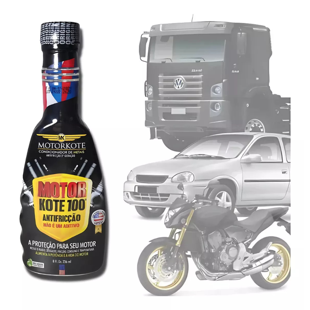 Motorkote 100 Antifricção – Tratamento Premium para Motores e ...