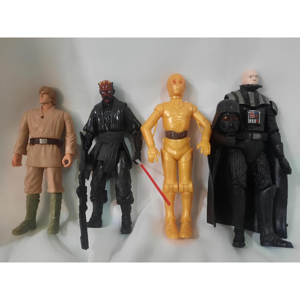 Bonecos Star Wars | Darth Vader, C-3PO, Darth Maul e Luke Skywalker ...