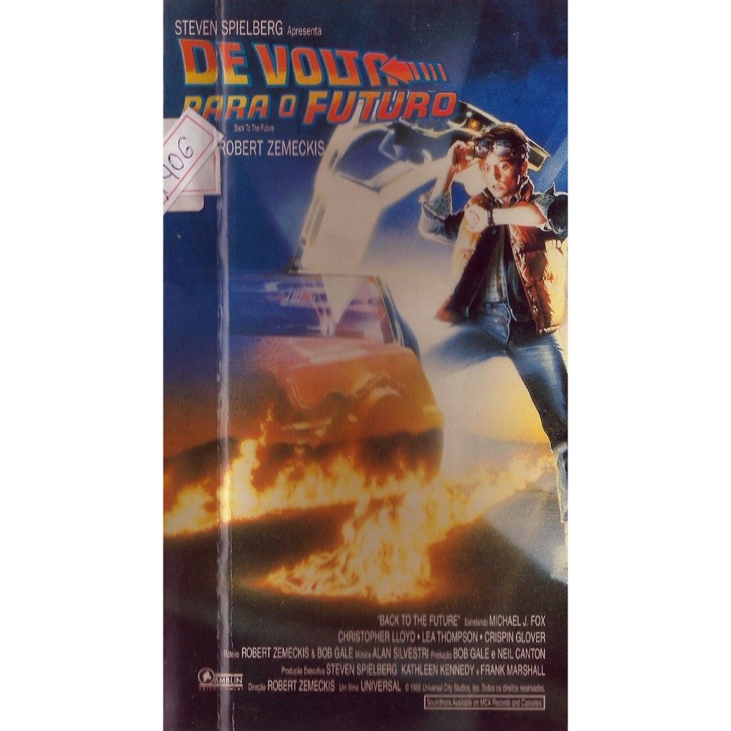 VHS Original: De Volta para o Futuro (Christopher Lloyd, Huey Lewis ...