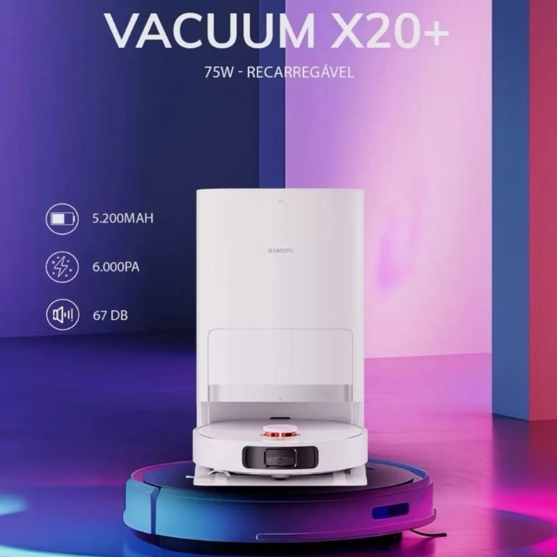 Robo Aspirador Xiaomi Robot Vacuum x20+ Plus Original Lacrado De ...