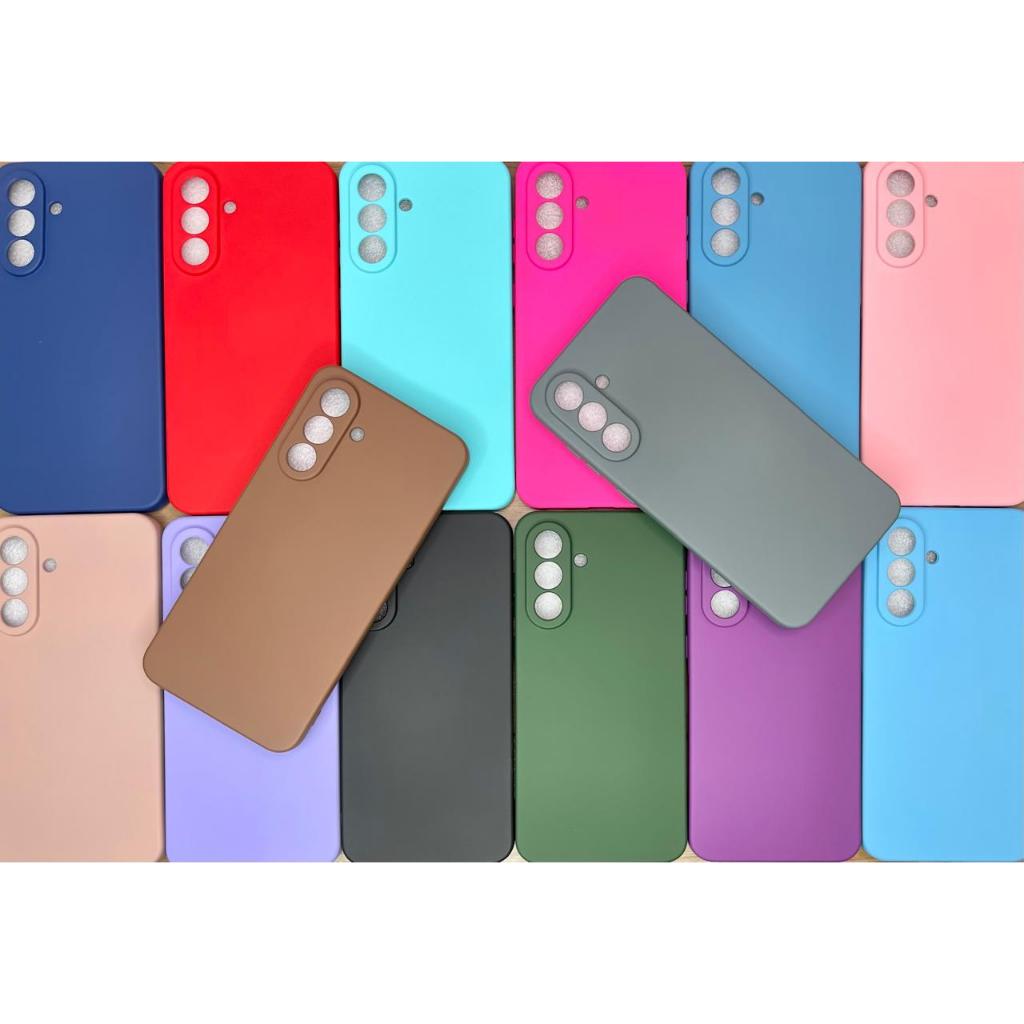 Kit Protetora Capa de Celular - A56 - Samsung Silicone Aveludado Capinha Case | Shopee Brasil