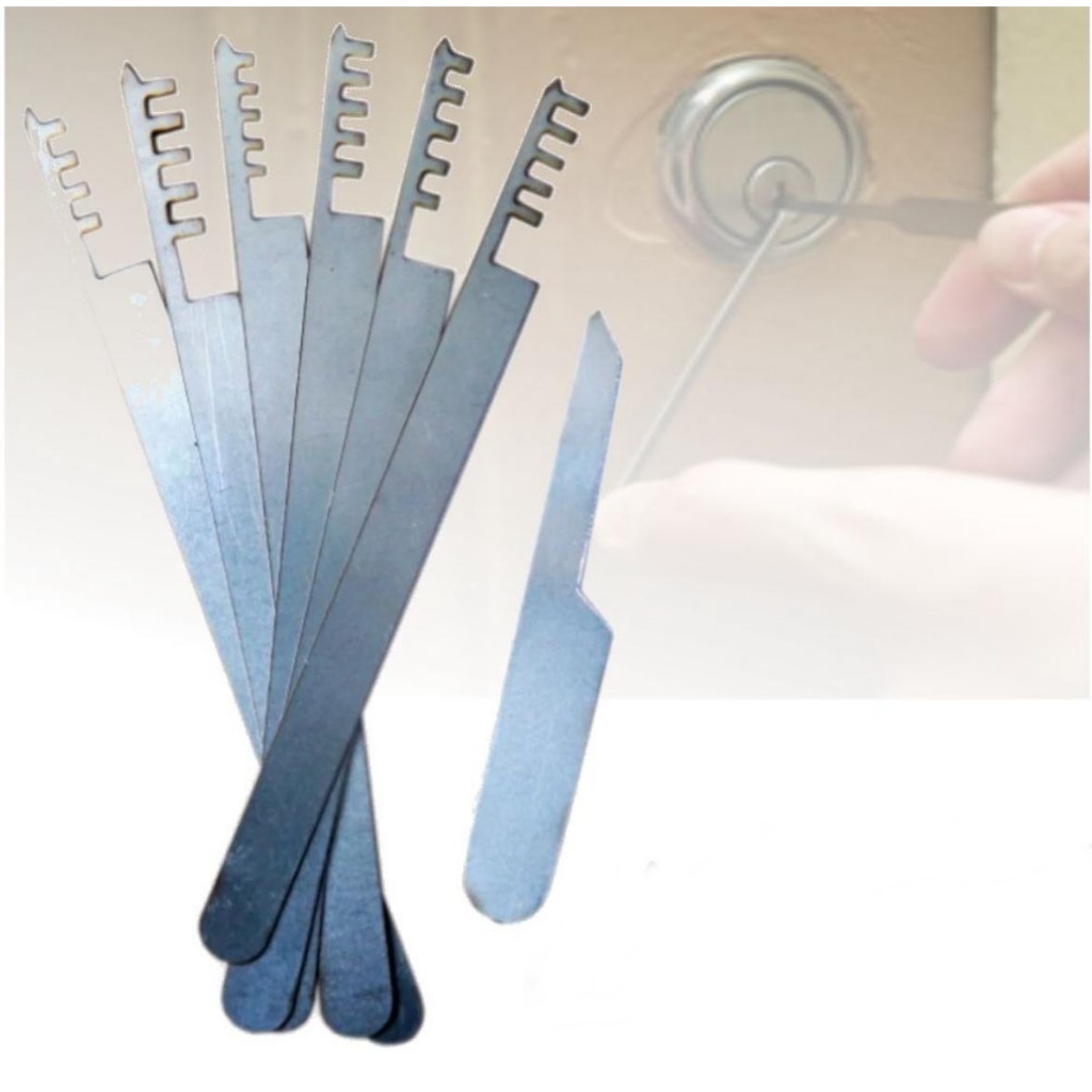 Kit 7 chave Micha Chaveiro Pentinho Cadeado E Residecial | Shopee Brasil