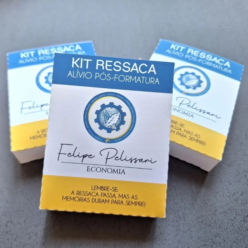 10 caixas para Kit Ressaca formatura casamento festa personalizado Kit ...