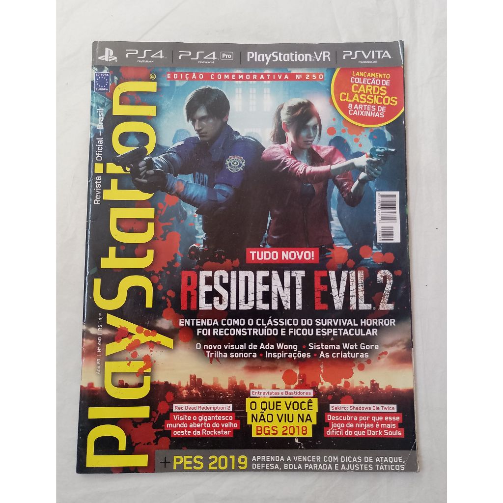 Revista Playstation Ed. N° 250 - Usada | Shopee Brasil