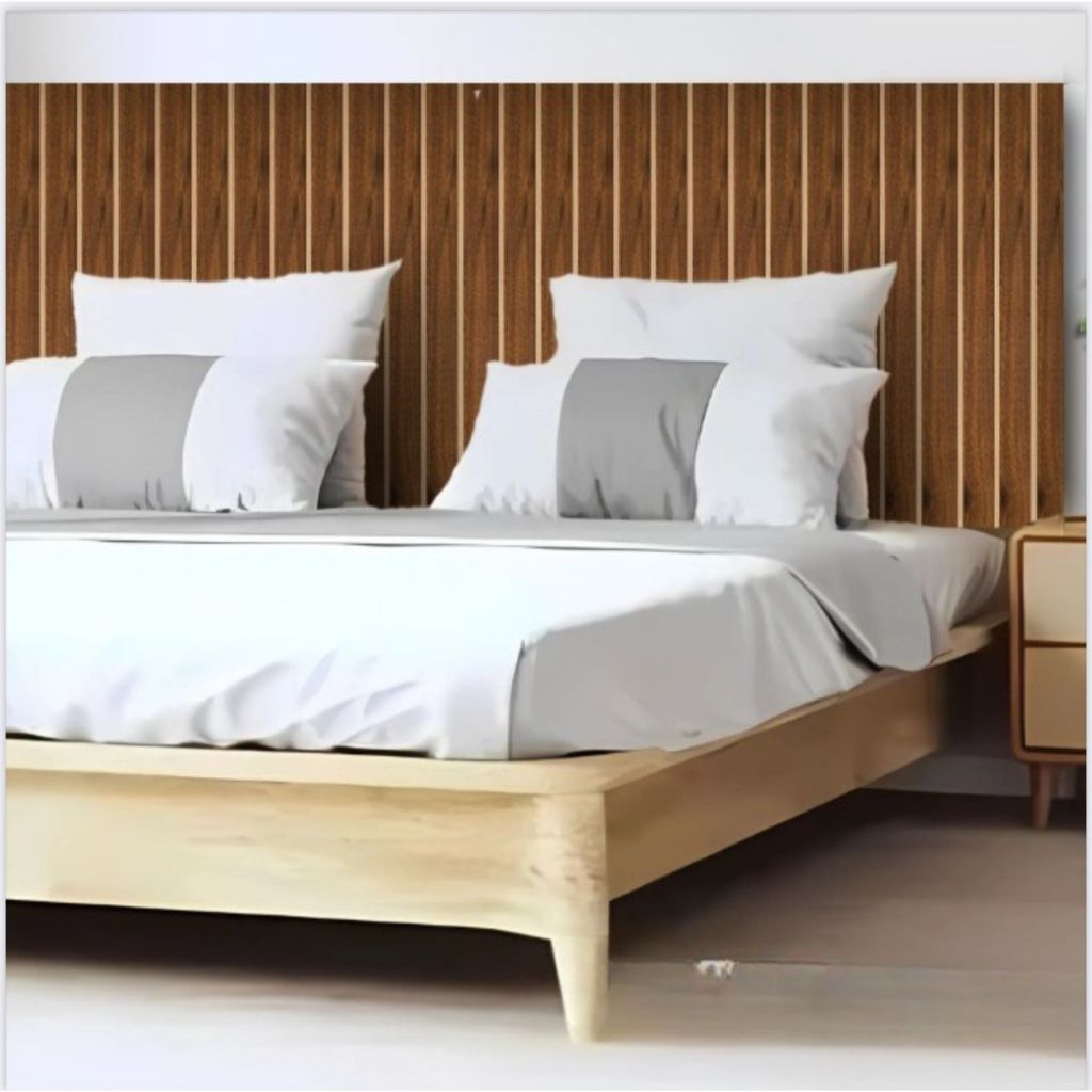 Kit 20 Cabeceira de Cama Ripada em MDF Para Cama Box Autocolante ...