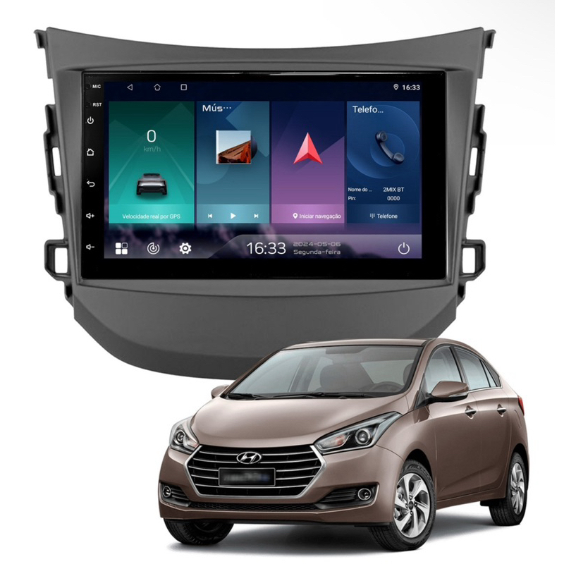 Multimídia 2mix Hb20 2012/2019 Quadcore 2+32 Ips 7p Android auto Apple CarPlay sem fio | Shopee ...