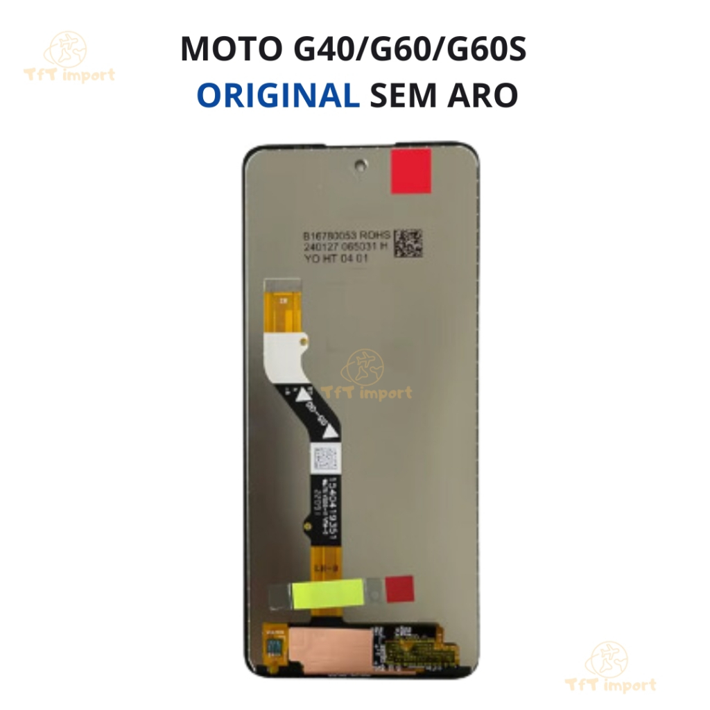 Tela Frontal Display Lcd Motorola Moto G60/ Moto G60S Original Sem Aro e Com Aro | Shopee Brasil