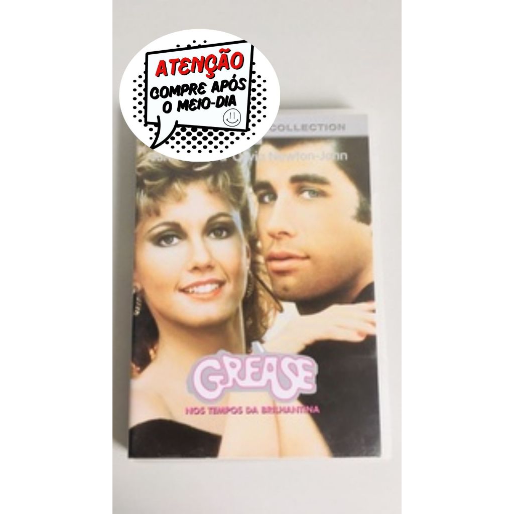 DVD Grease - Nos Tempos da Brilhantina (LEIA A DESCRIÇÃO) | Shopee Brasil