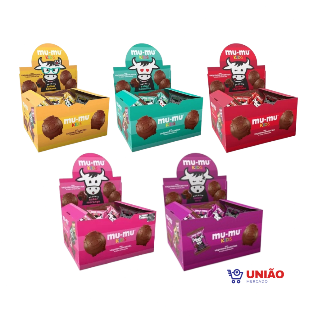 Caixa De Chocolate Mumu Kids Com 24 Unidades Neugebauer | Shopee Brasil