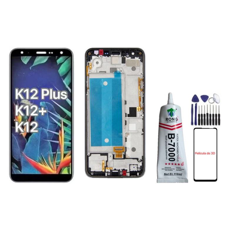 Tela Frontal Touch Display Lcd K40 K12 K12+ X420bmw Com Aro - A Pronta Entrega | Shopee Brasil