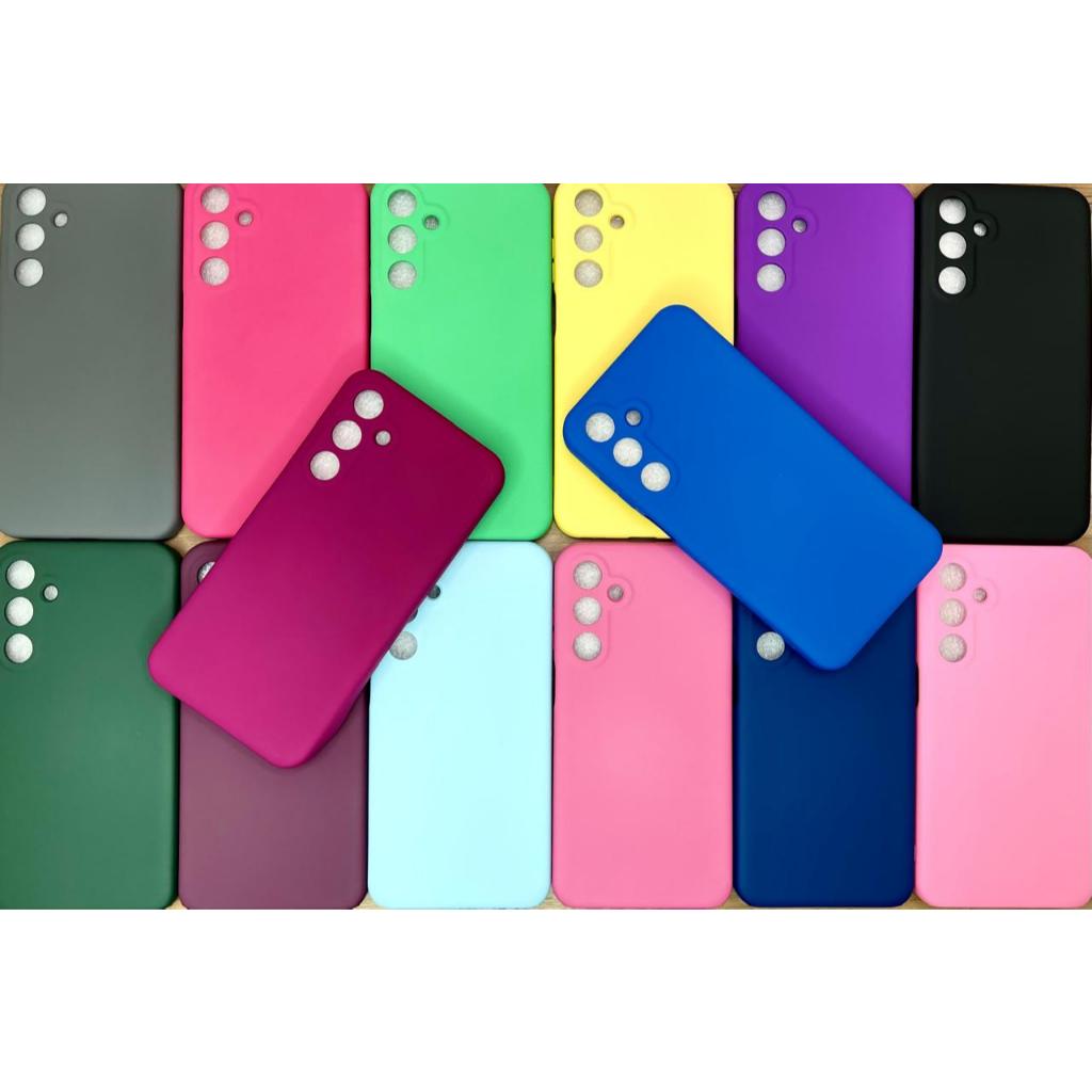 Kit Protetora Capa de Celular - M35 - Samsung Silicone Aveludado Capinha Case | Shopee Brasil