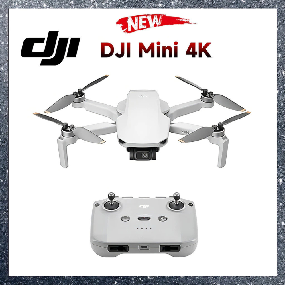 Drone DJI Mini 4K MT2SD (C5) (GL) 4K com GPS - Cinza Claro | Shopee Brasil