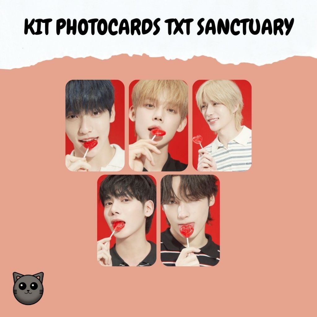 KIT PHOTOCARDS FANMADE TXT SANCTUARY | Shopee Brasil