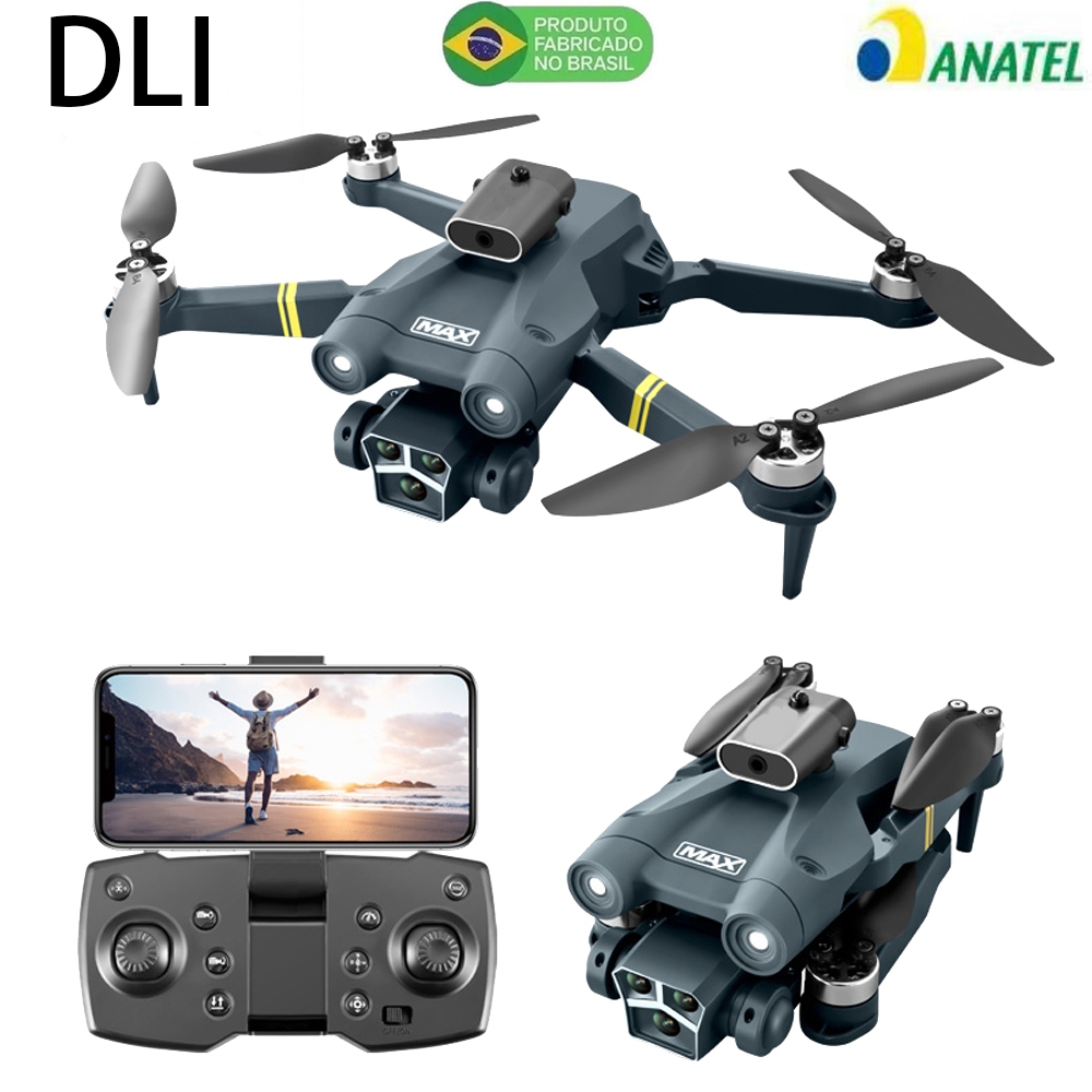 Dli Novo Drone 8K 4CH Profissional HD Fotografia Aérea Motor Sem Escova ...