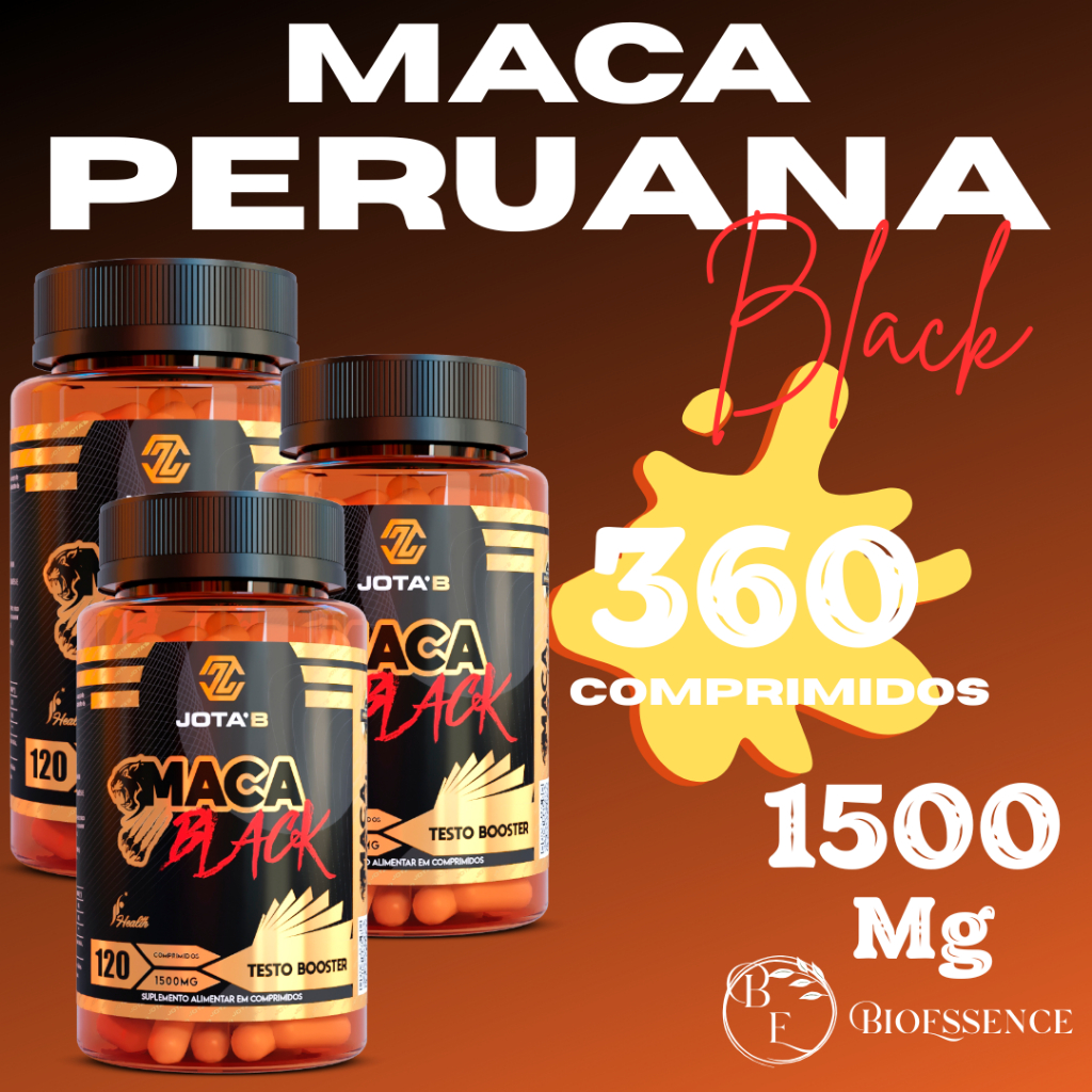 Fórmula Premium Natural de Maca Black em Cápsulas Original | Shopee Brasil