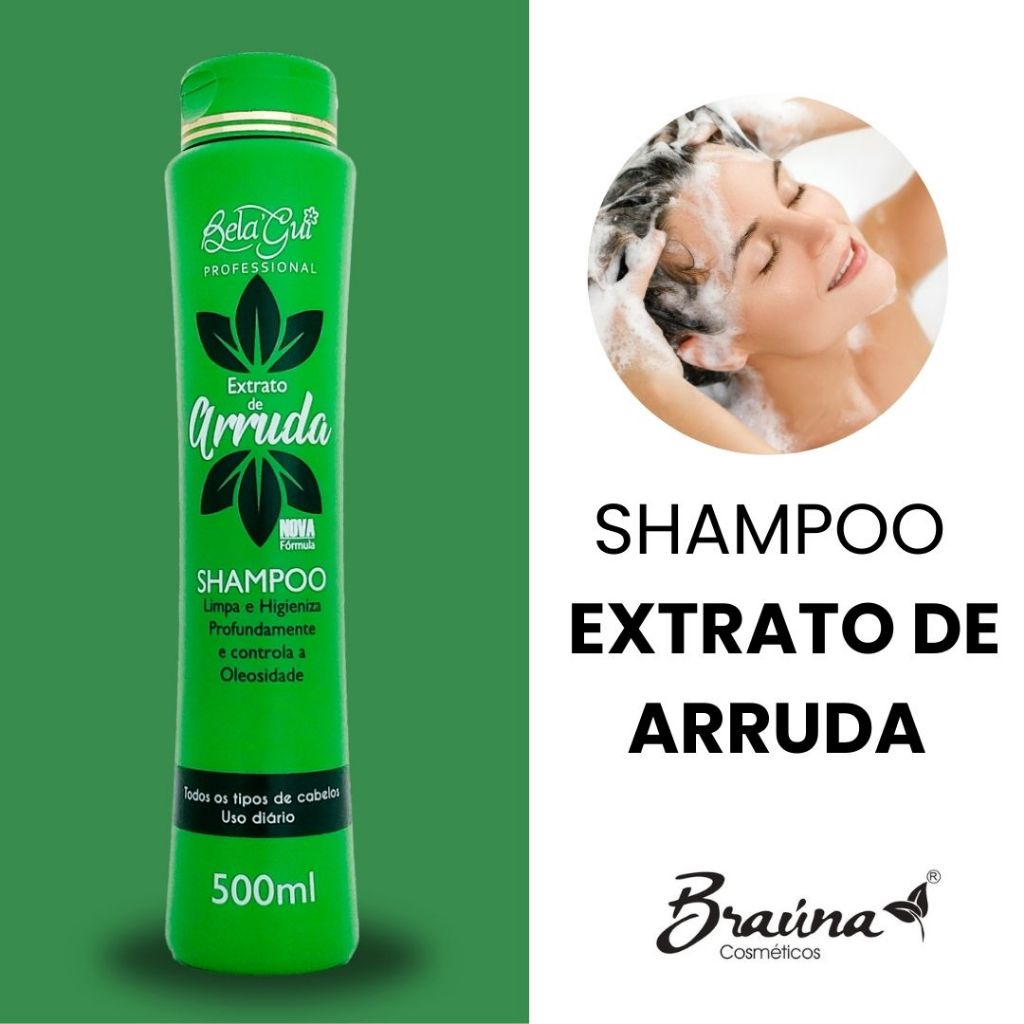 Shampoo para Piolho Bela Gui Professional Extrato de Arruda 500m ...