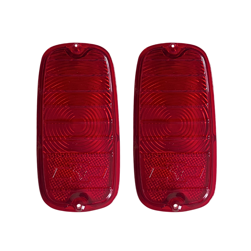 Par De Lente Da Lanterna Traseira Da A10 C10 D10 C14 Vermelha Com Logo GM | Shopee Brasil