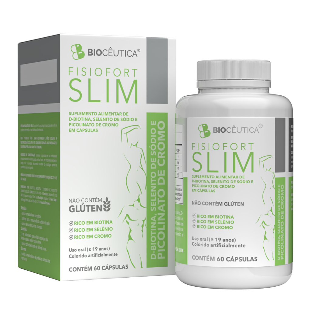 Suplemento Alimentar Slim Fisiofort com 60 Cápsulas - Bioceutica ...