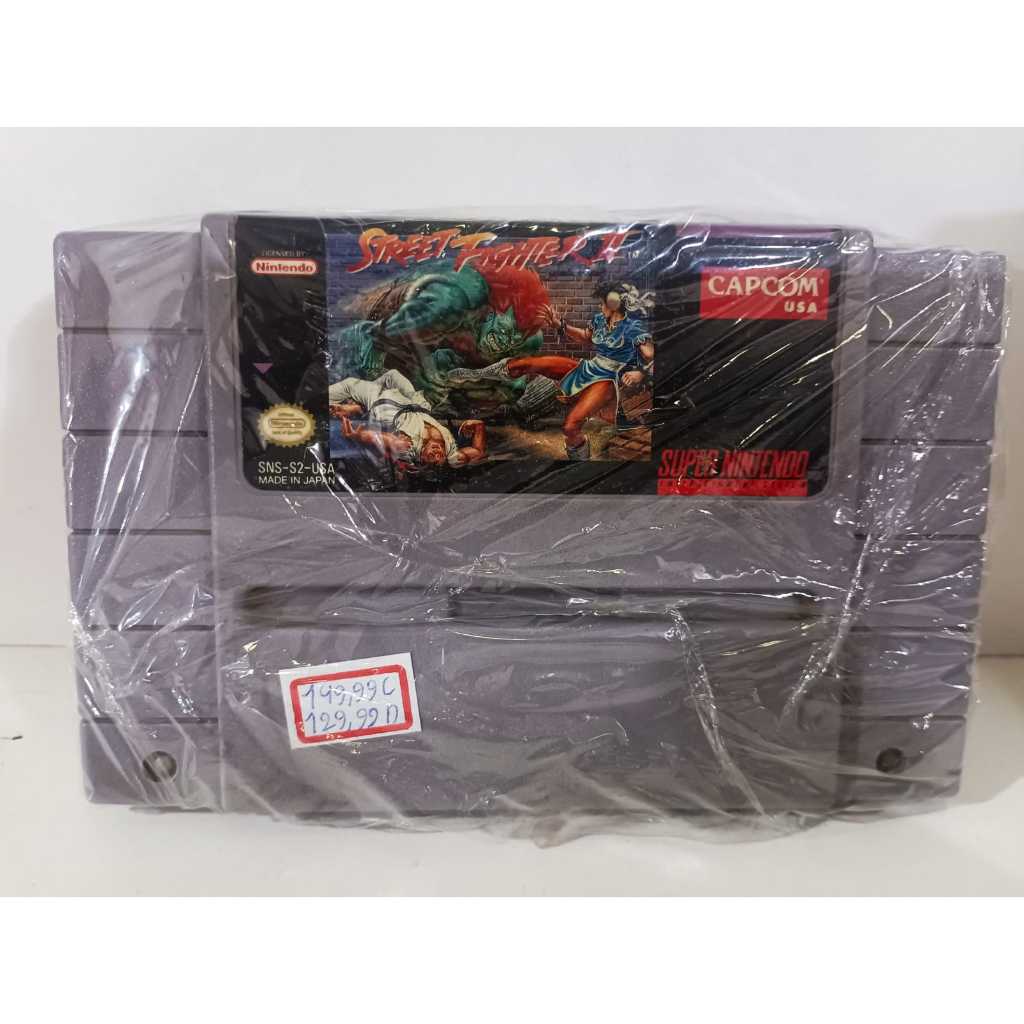 jogo Street Fighter II para super nintendo | Shopee Brasil