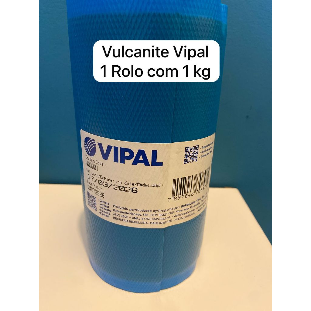 VULCANITE VIPAL + COLA VULK VIPAL (P/ CONSERTO PNEU) Opções variadas ...