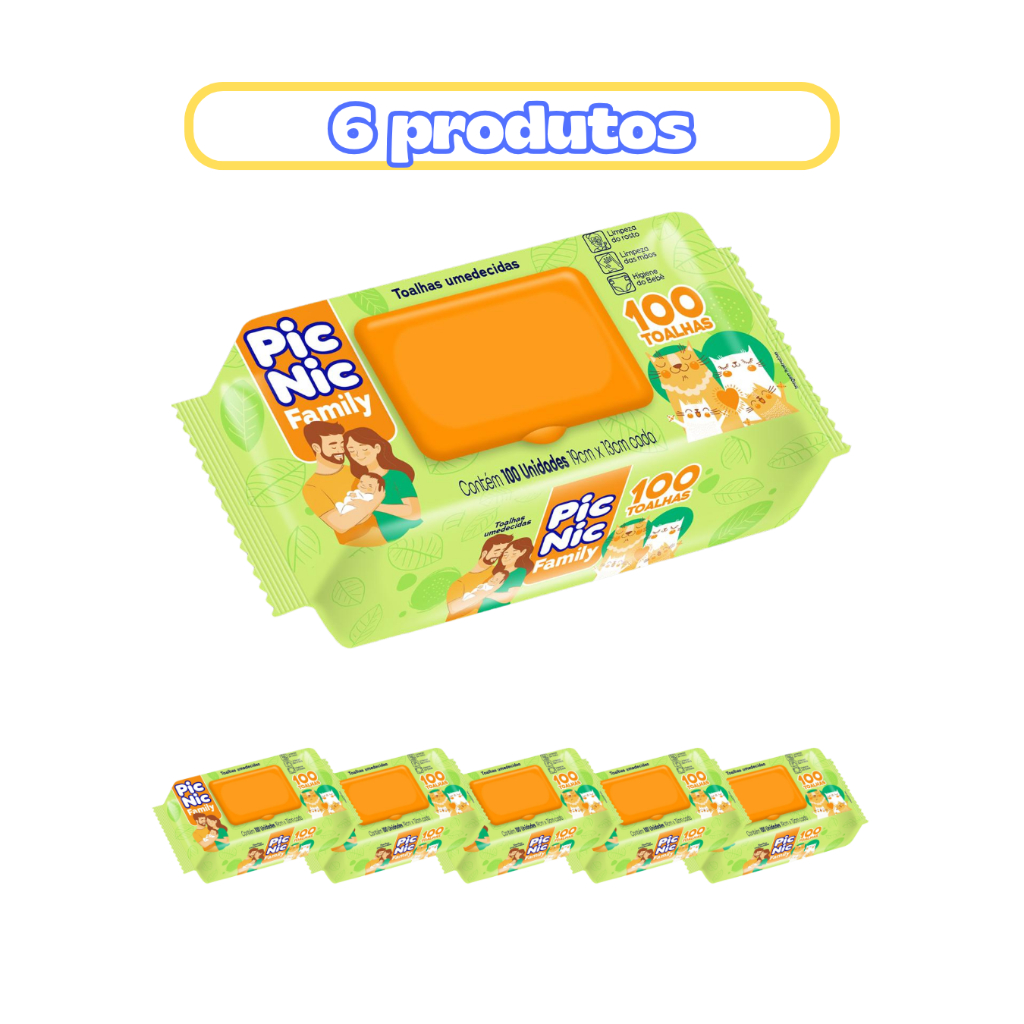 Toalhas Umedecidas Lenço para Bebê – Kit Econômico 12x100 un. (1.200un ...