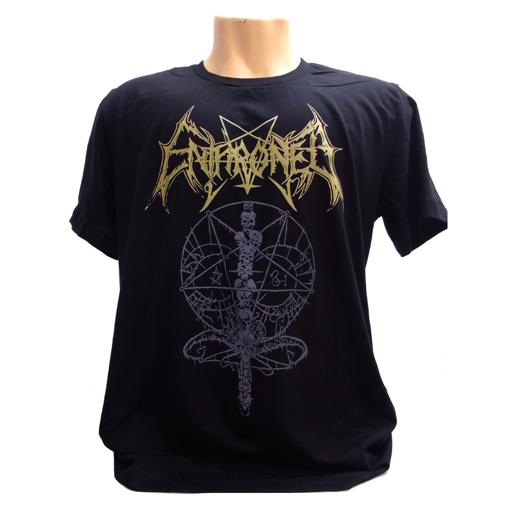 Camiseta Enthroned Prophecies Of Pagan Fire Black Metal | Shopee Brasil
