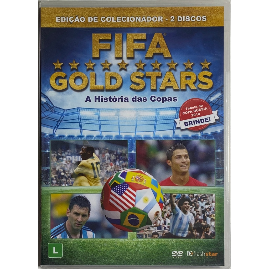 DVD - Fifa Gold Stars - A História Das Copas | Shopee Brasil