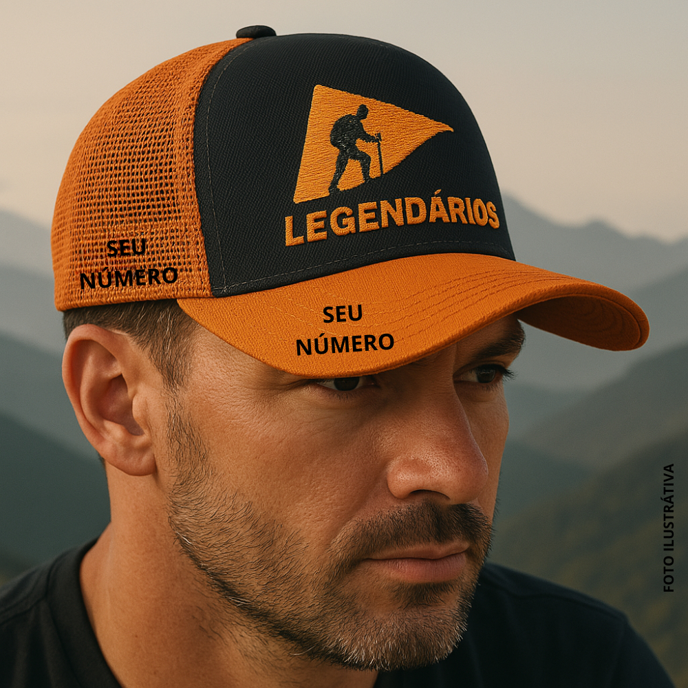 Boné chapel Masculino Legendários Premiun Personalizado Com Seu Número ...