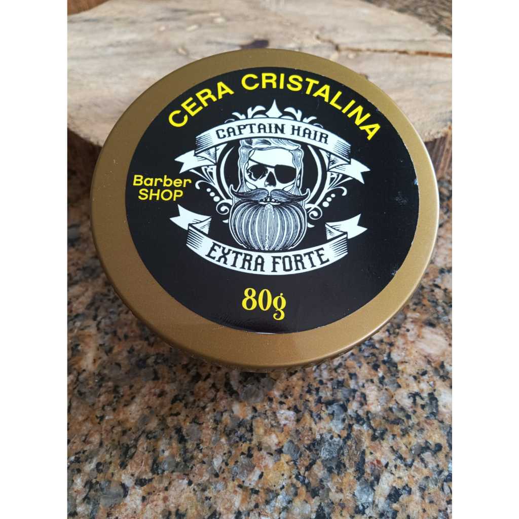 Captain Hair Cera Cristalina 80g Extra Forte | Shopee Brasil
