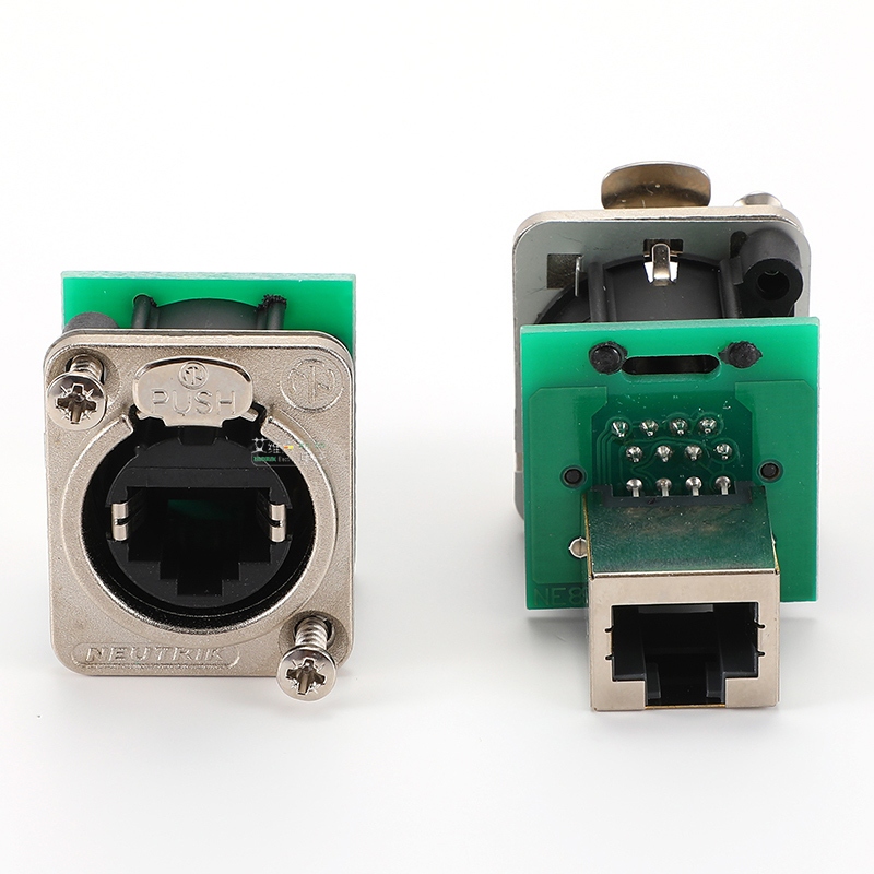 Conector Painel Rj45 Neutrik Ne8fdp Com Trava Femea | Shopee Brasil