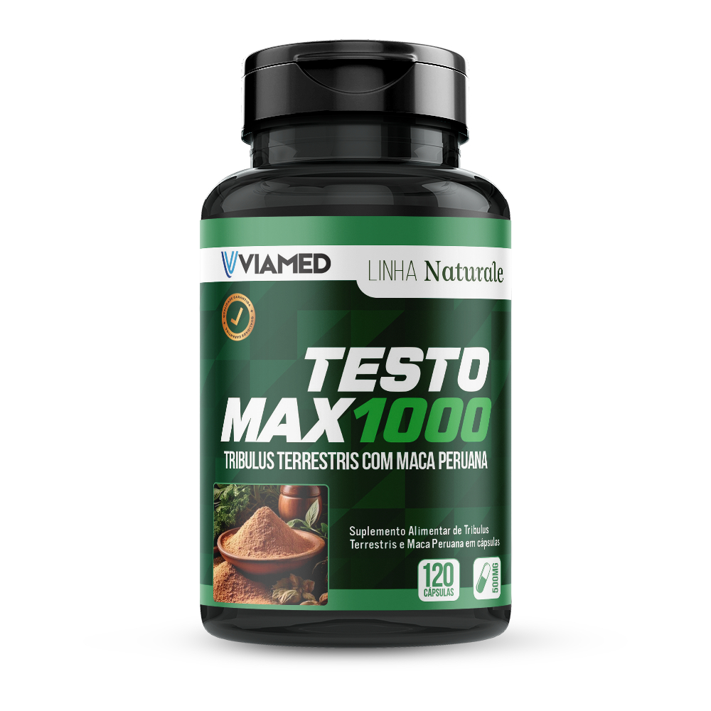Max 1000 Testo 120 Cáps 500mg | Shopee Brasil