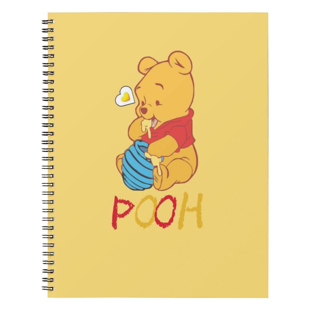 Caderno universitario panda pooh | Shopee Brasil