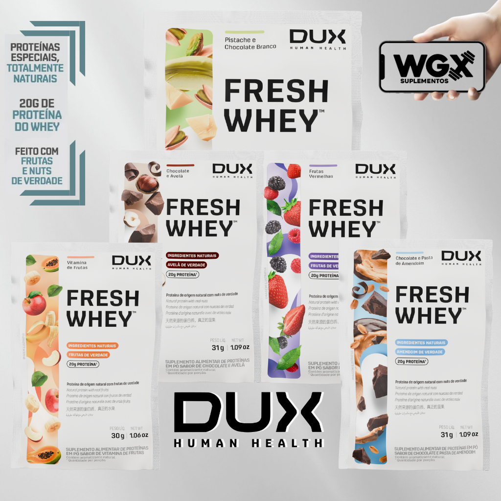 Fresh Whey Protein - Dux Nutrition - Sache 30g | Shopee Brasil