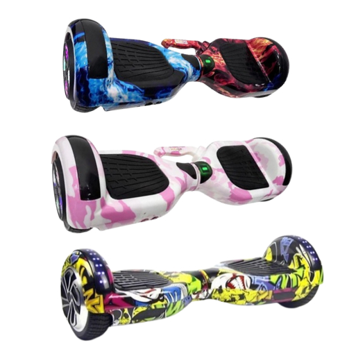 Hoverboard LED Skate Eletrico Exclusivo 6,5 Polegadas | Shopee Brasil