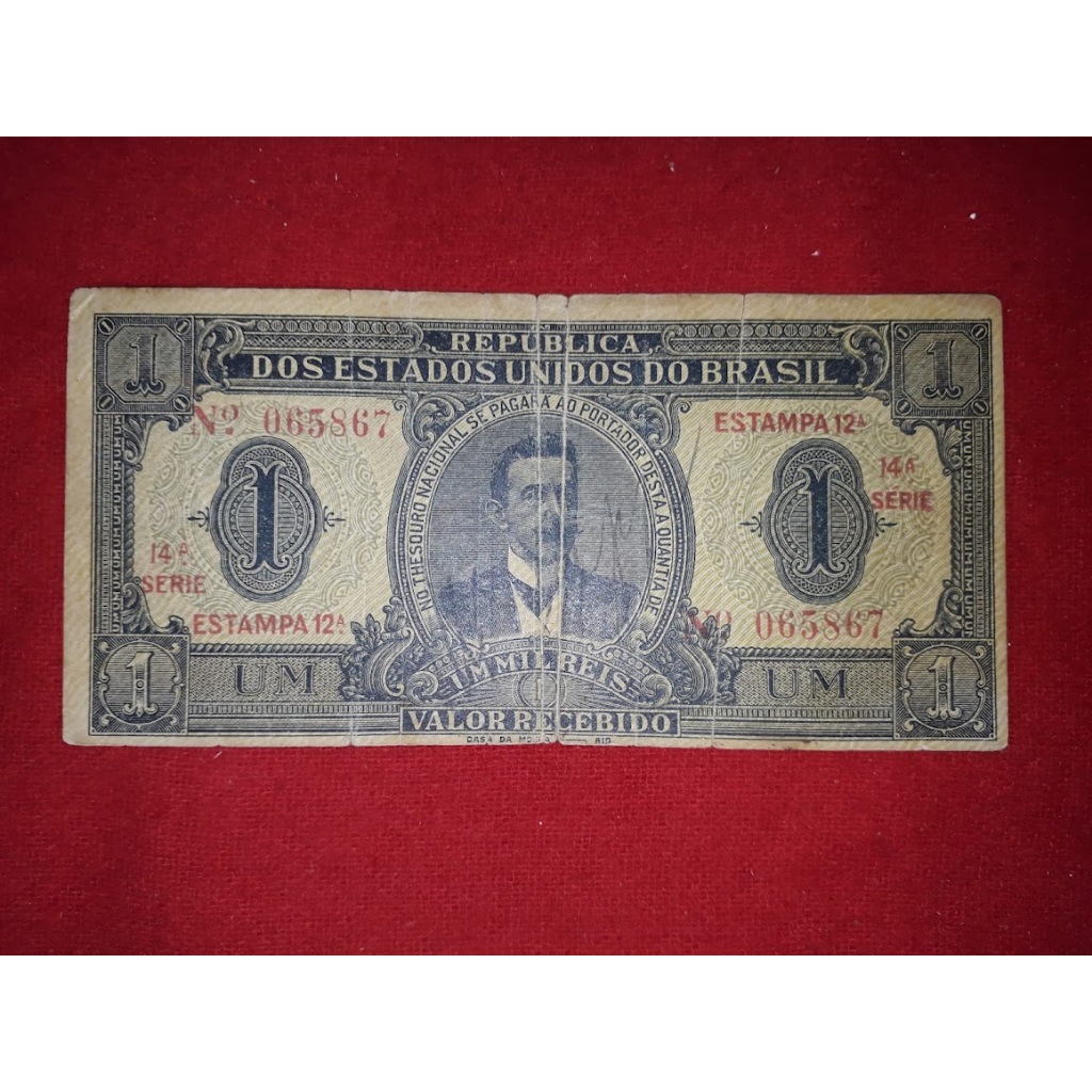 Cedula R 079 1000 Reis 1921 - MBC | Shopee Brasil