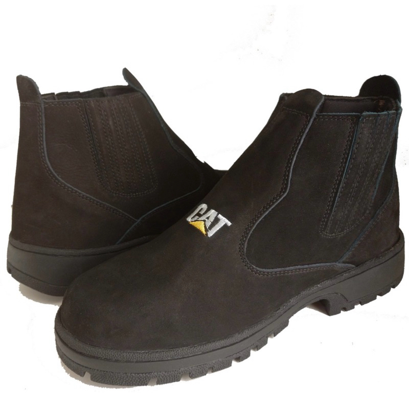 Bota Caterpillar Cat Coturno Botina em Couro Legitimo Trilha Dia a dia ...