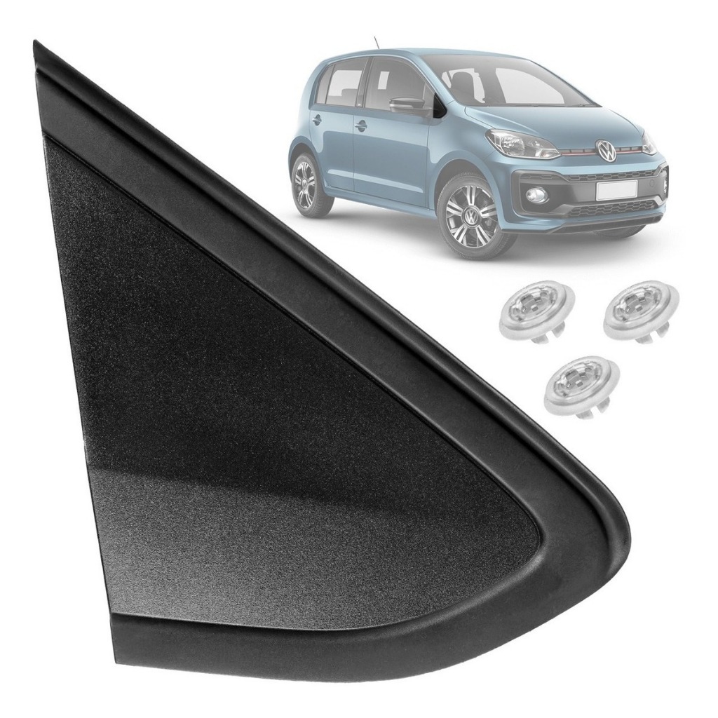 Moldura Paralama Retrovisor Direito + Buchas Vw Up Original ...