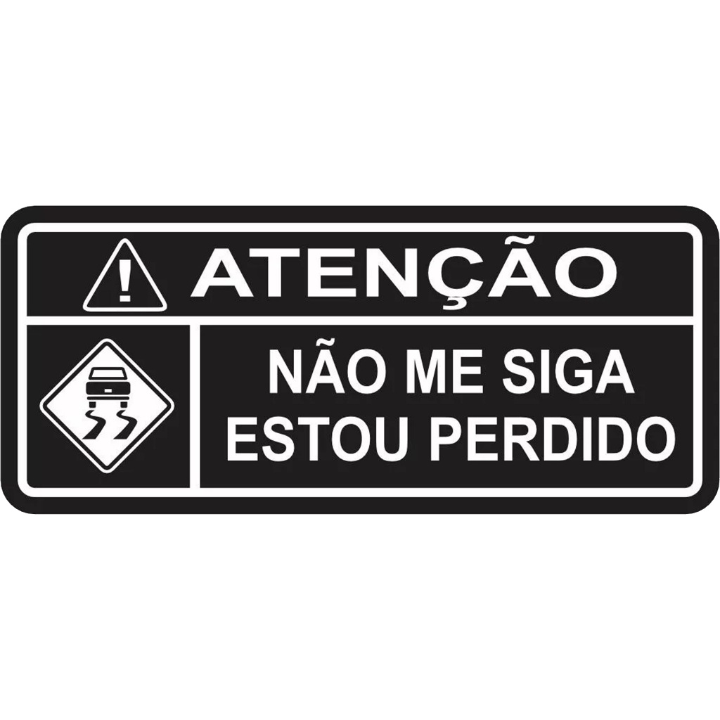 Adesivos Frase Jipeiros Jeep Não Me Siga Estou Perdido | Shopee Brasil