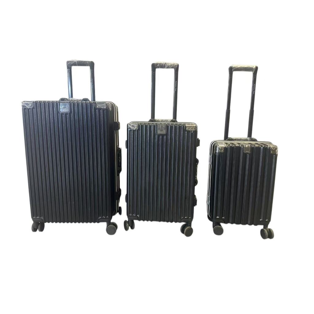 Kit Mala P + M + G polycabonato com aluminio sem ziper, | Shopee Brasil