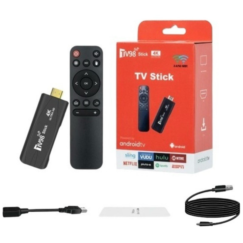 TV98 Virar Smart TV Stick 4K 5G WIFI TV Stick TV BOX 8gb Ram 128gb Rom ...