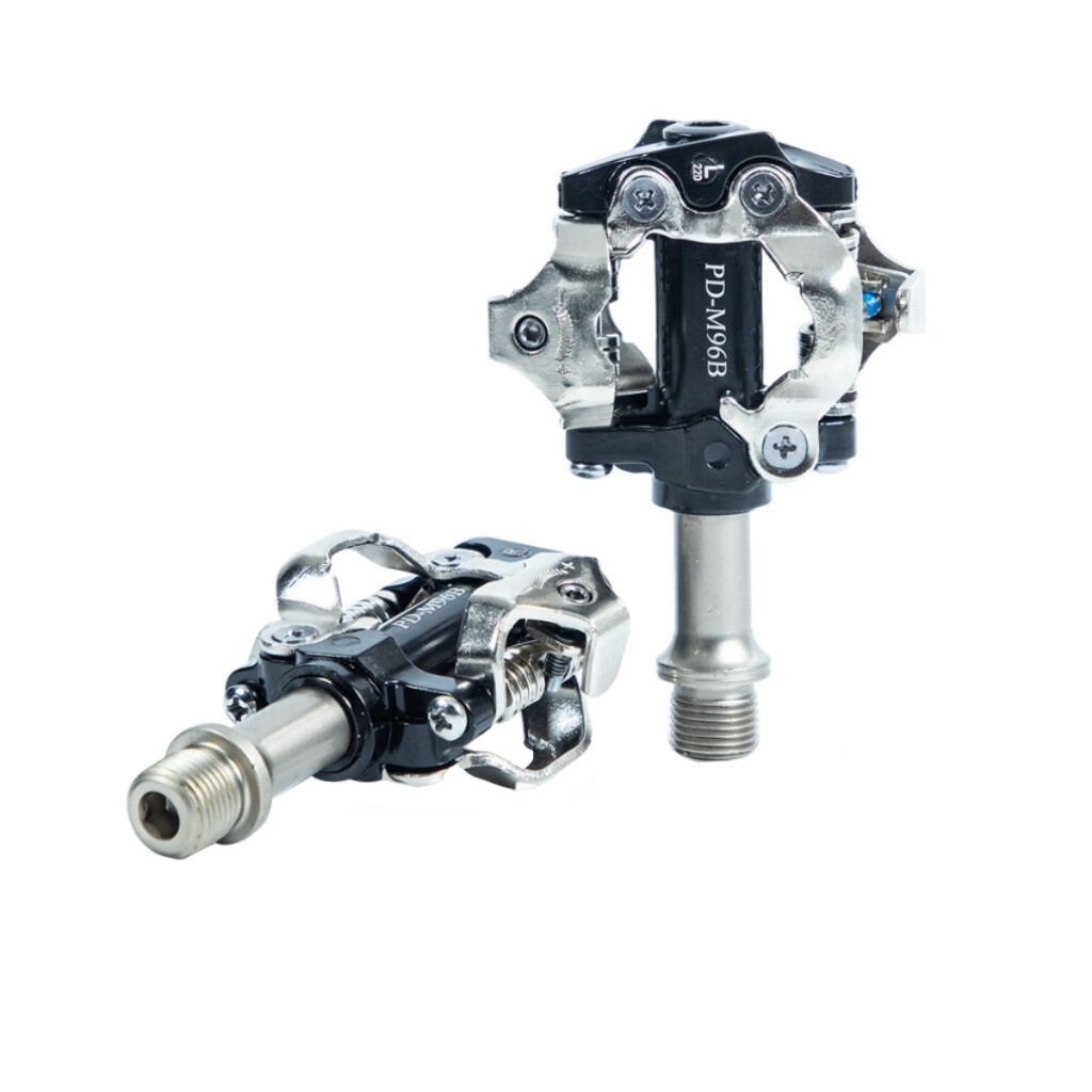 Pedal Clip Alumínio Promend Bike Bicicleta Speed Com Rolamento Selado + Taco Padrão Shimano Com ...