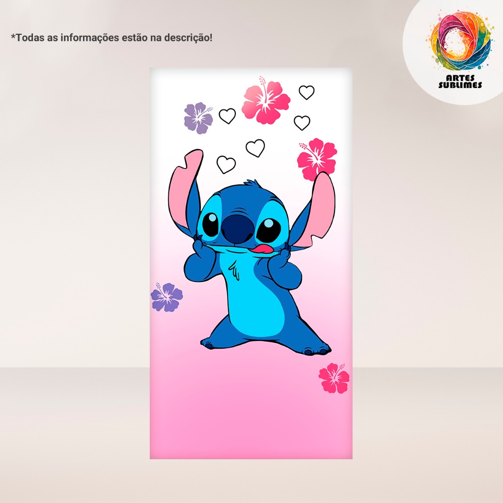 Painel Retangular Stitch TAM Diversos C/Overlock-R16 | Shopee Brasil