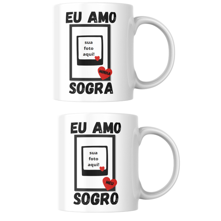 CANECA PERSONALIZADA EU AMO MINHA SOGRA / EU AMO MEU SOGRO | Shopee Brasil