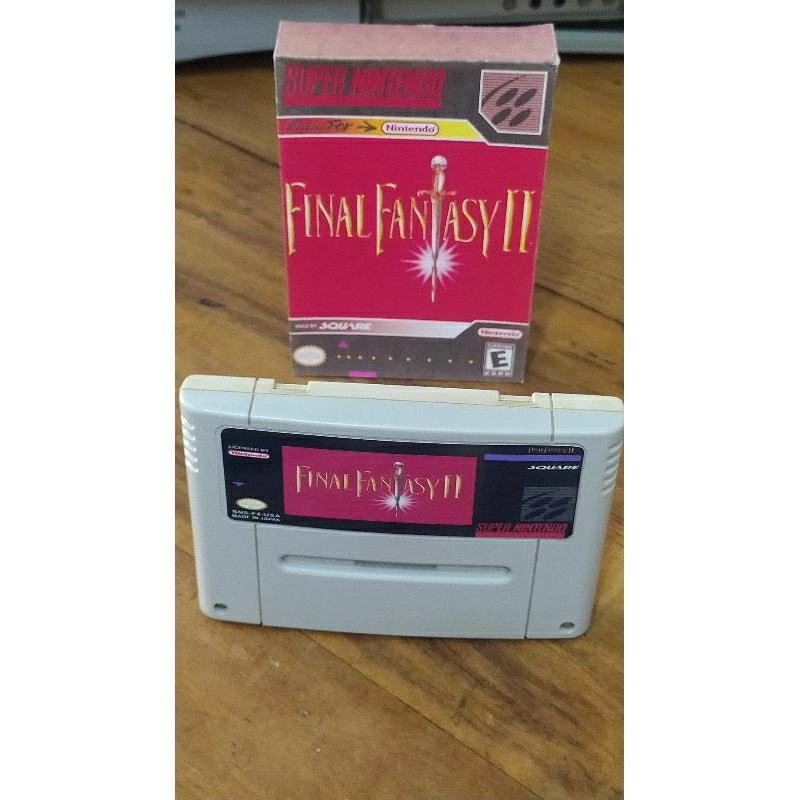Final Fantasy 2 SNes Repro Reprogramado cartucho compatível | Shopee Brasil