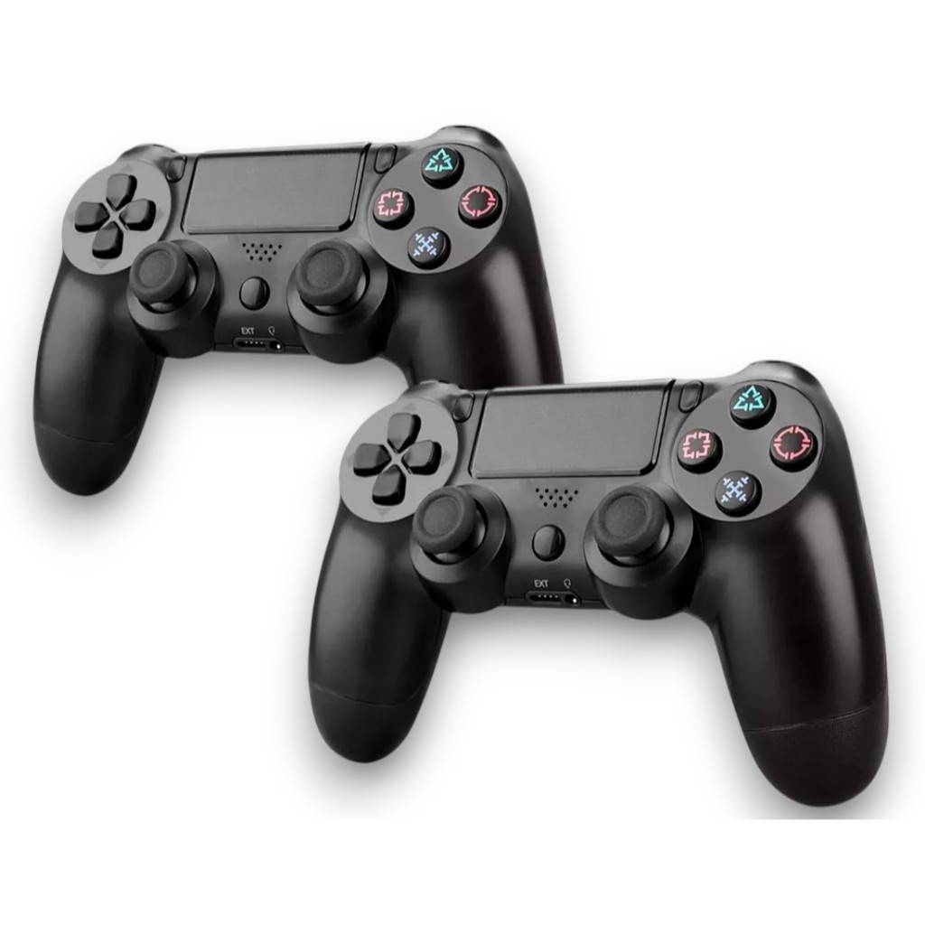 Kit 2 Controles Joysticks Para Playstation 4 Ps4 Com Ou Sem Fio ...