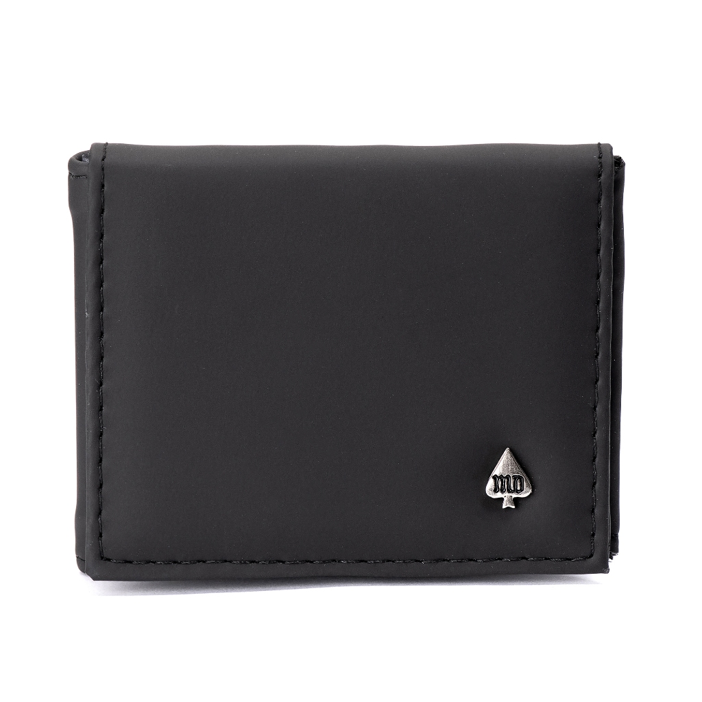 Carteira Preta Masculina L de Couro, Porta Moedas Com Zíper, Porta ...