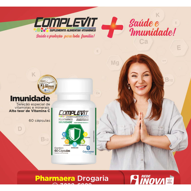 COMPLEVIT IMUNIDADE 60 CÁPSULAS | Shopee Brasil