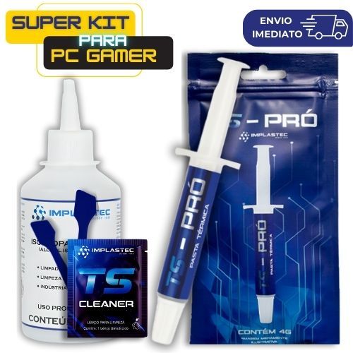 Pasta Térmica Ts Pró 4g Kit com Limpador Multiuso - Processador ...