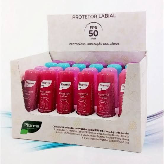 Protetor Labial Fps50 Pharma Caixa C/24 Unidades | Shopee Brasil