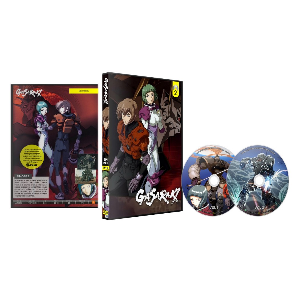 Dvd Gasaraki (1998) Série Completa Edição De Colecionador | Shopee Brasil